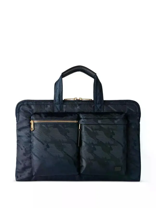 Paul Smith Camouflage Zip Laptop Bag - Blue