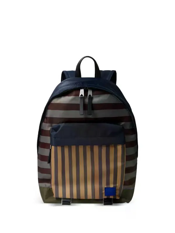 Paul Smith Striped Backpack - Blue