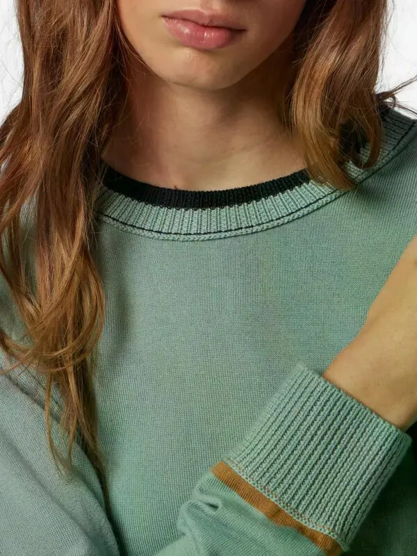 Paul Smith Contrast-trim Crew-neck Sweater