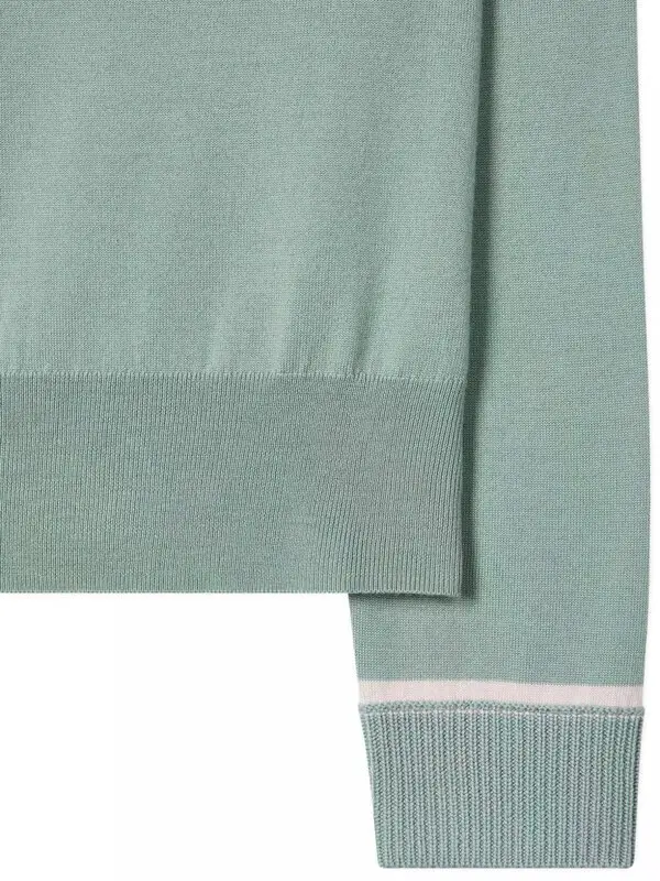 Paul Smith Contrast-trim Crew-neck Sweater