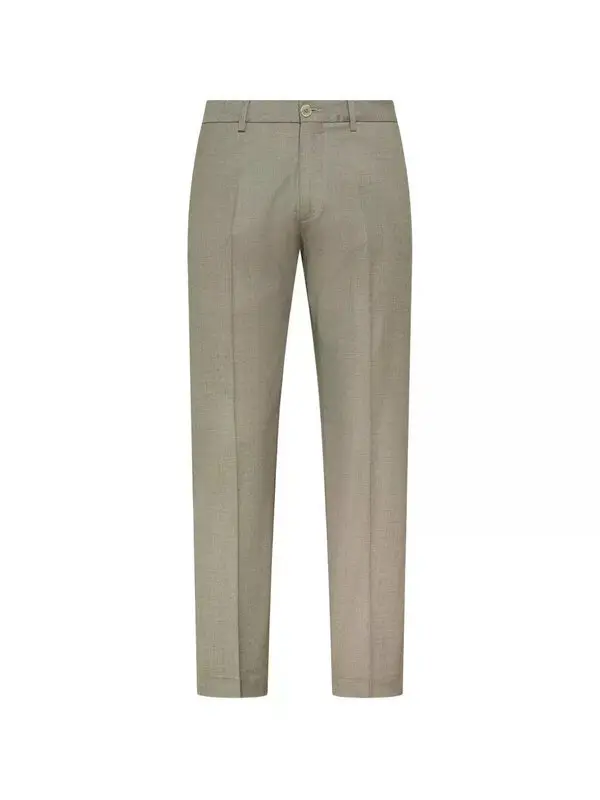 CRUNA Button-fastening Trousers - Neutrals
