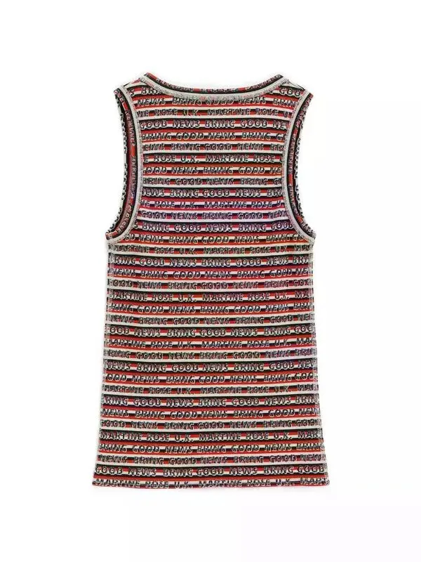 Martine Rose Striped Pattern Vest