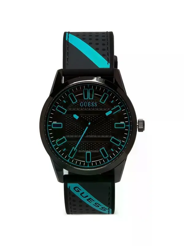 Guess 43mm Round Dial Watch - Black