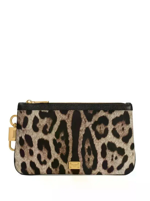 Dolce & Gabbana Printed Nylon Toiletry Bag - Neutrals