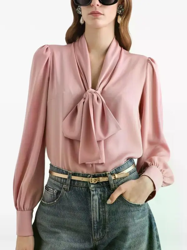 Dolce & Gabbana Stretch Charmeuse Shirt