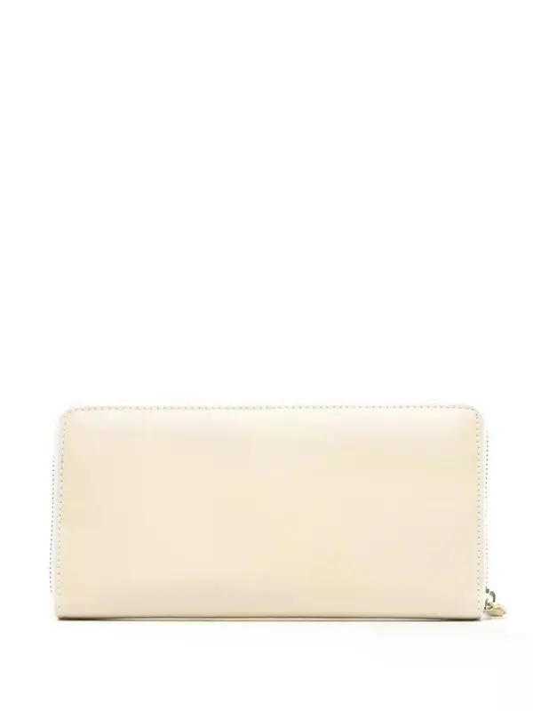 Comme Des Garçons Zip-around Leather Wallet - Neutrals