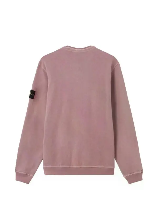 Stone Island Logo Patch Sweatshirt - Purple