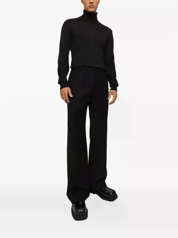 Dolce & Gabbana Extra-fine Cashmere Turtleneck Sweater - Blue