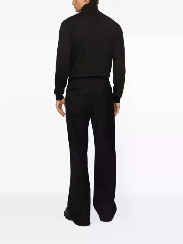 Dolce & Gabbana Extra-fine Cashmere Turtleneck Sweater - Blue