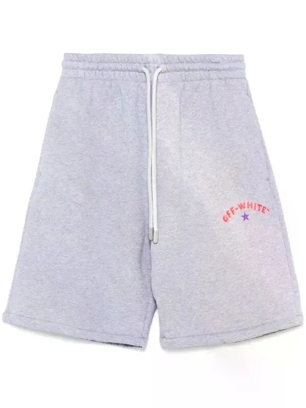 Off-White Star Arrow Skate Sweatshorts - Grey