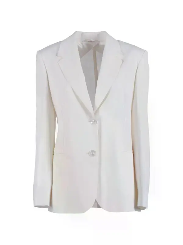 Max Mara Bello Single-breasted Blazer - White
