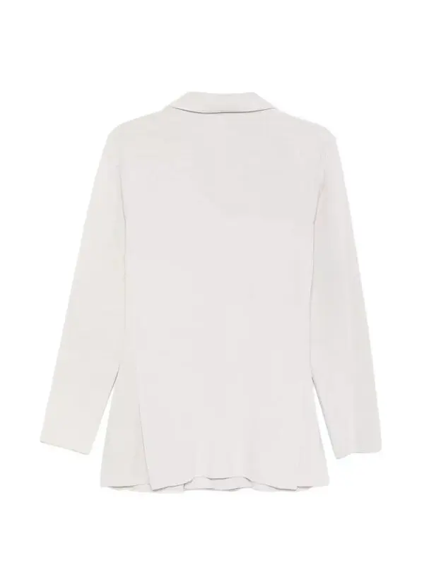 LARDINI Double-breasted Cotton Blazer - Neutrals