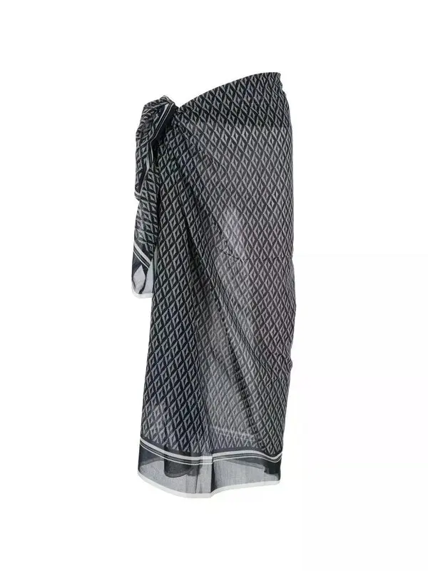 TOM FORD Diamond Print Skirt - Black