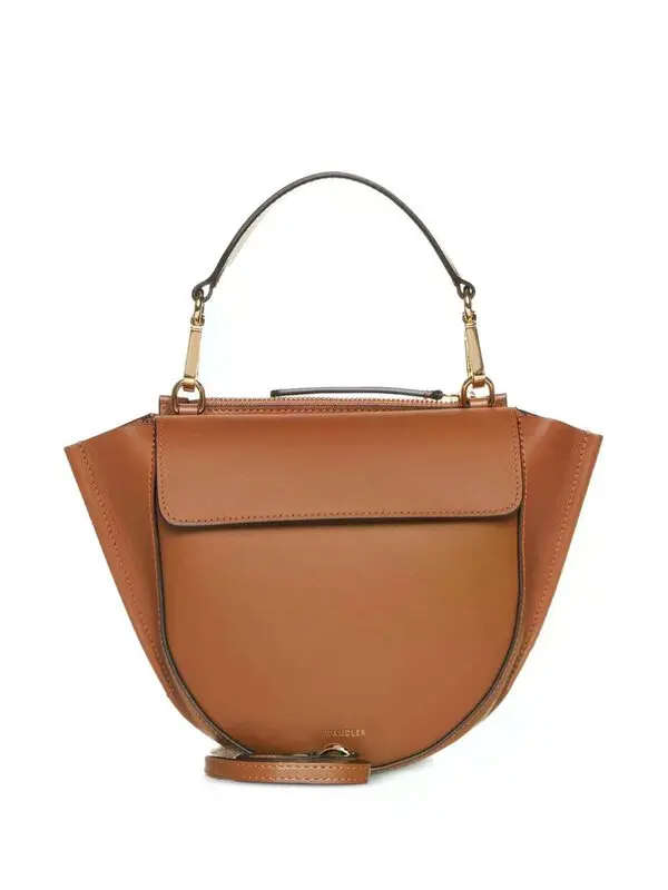 WANDLER Flap Shoulder Bag - Brown