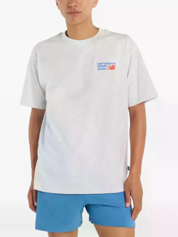 NEW BALANCE Logo-embroidered T-shirt