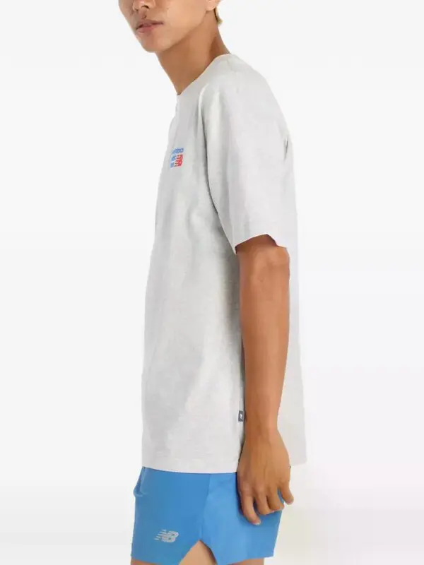 NEW BALANCE Logo-embroidered T-shirt