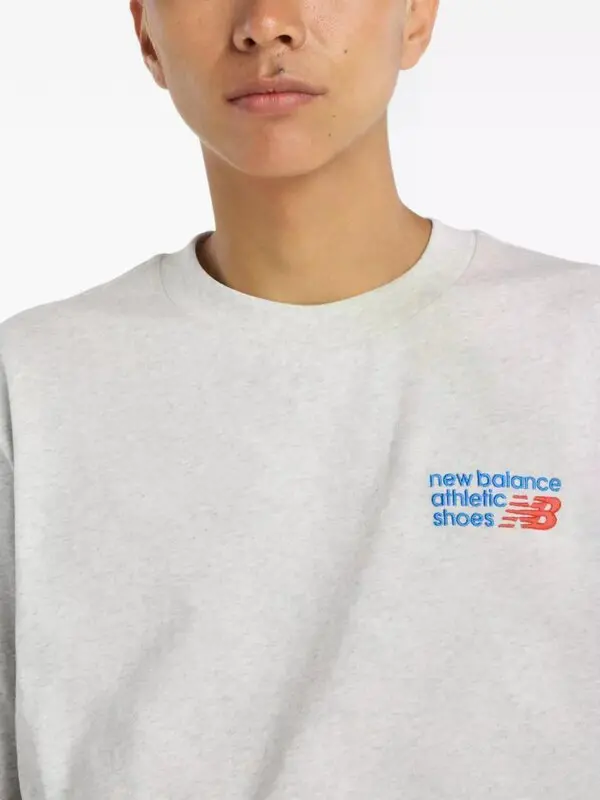 NEW BALANCE Logo-embroidered T-shirt
