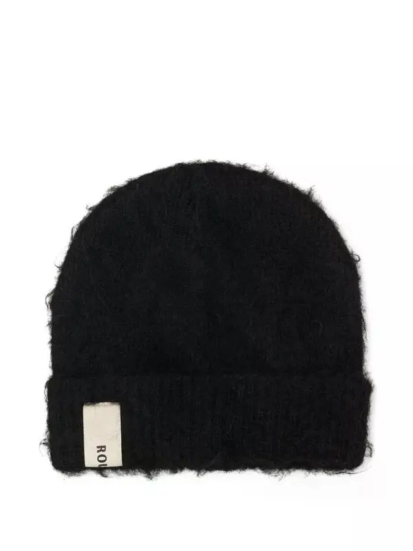 ROUGH. Fuzzy Beanie - Black