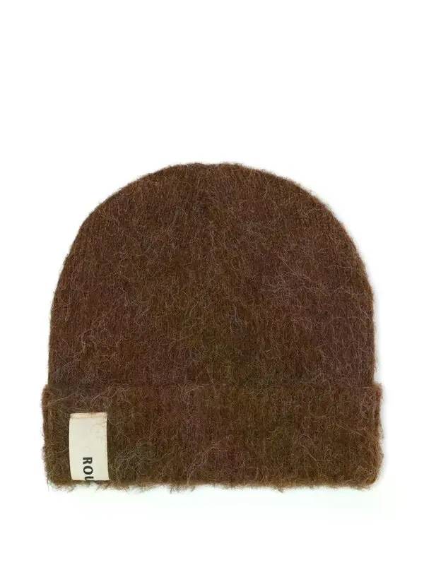 ROUGH. Fuzzy Beanie - Brown