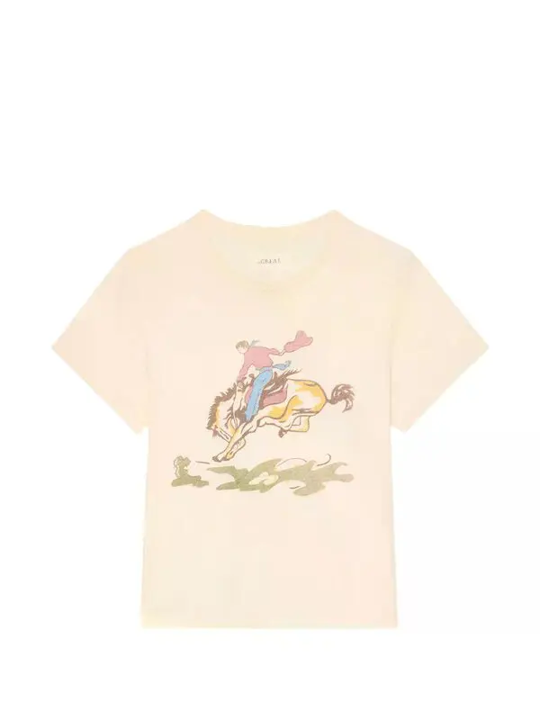 The Great. The Little Graphic T-shirt - Neutrals