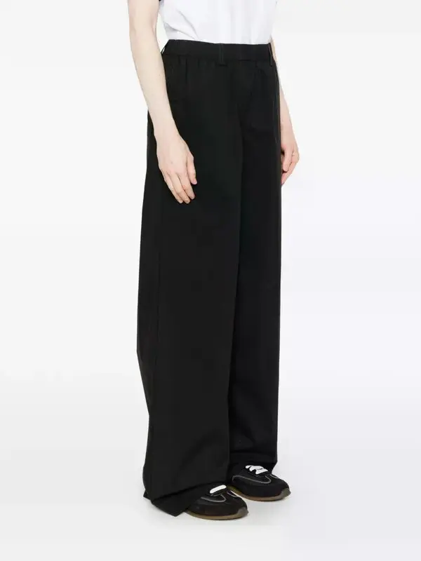 Aspesi Elasticated-waist Trousers - Black