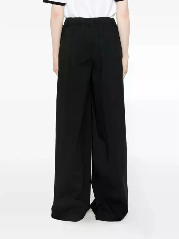 Aspesi Elasticated-waist Trousers - Black