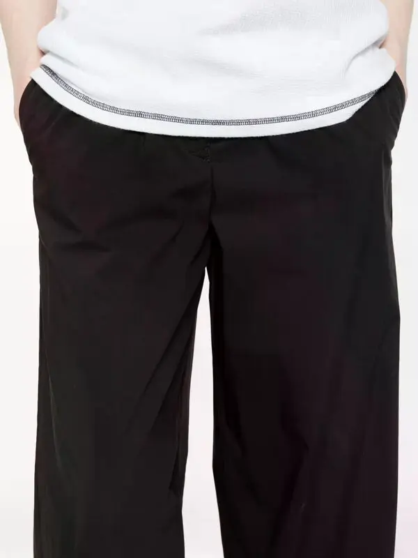 Aspesi Elasticated-waist Trousers - Black