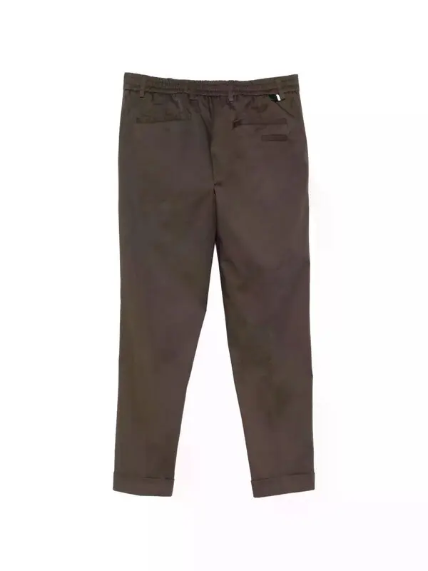 LOW BRAND Pleated Trousers - Green