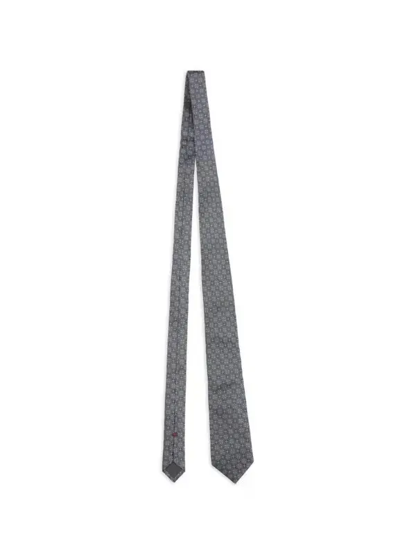 Brunello Cucinelli Silk Neck Tie - Grey