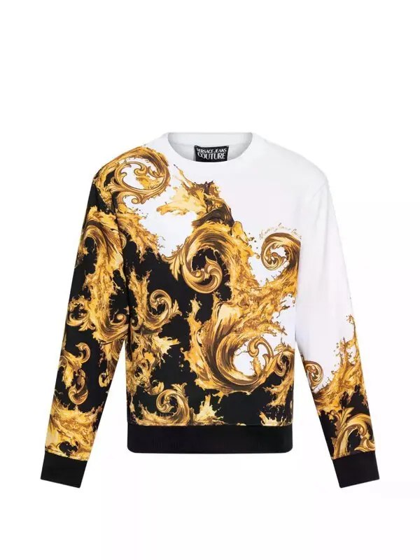 Versace Graphic-print Sweatshirt - White
