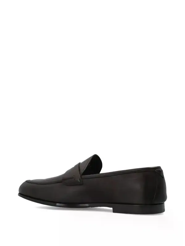 FABI Leather Loafers - Brown