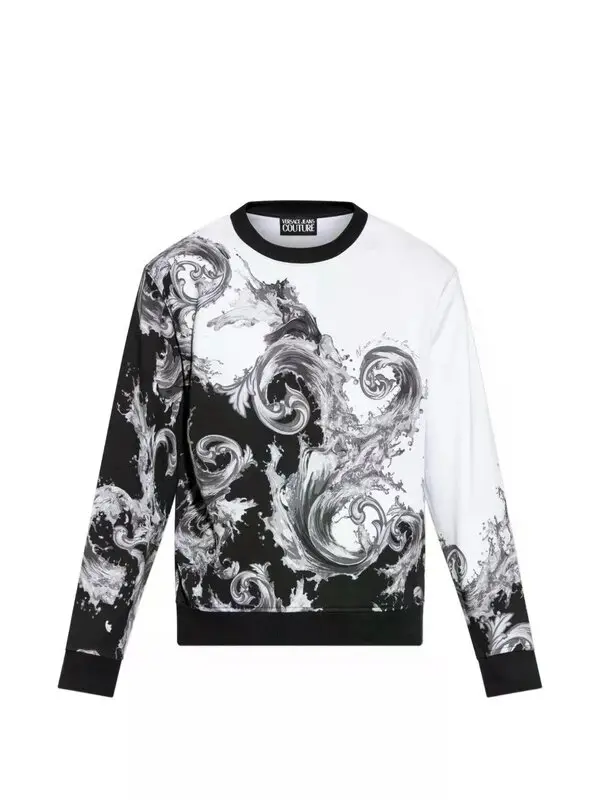 Versace Graphic-print Sweatshirt - White
