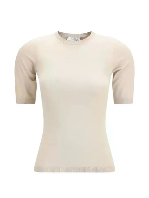Max Mara Ottano Knitted Top - Neutrals