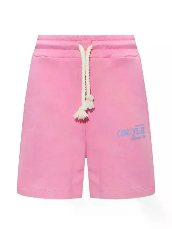Versace Drawstring Logo Shorts - Pink