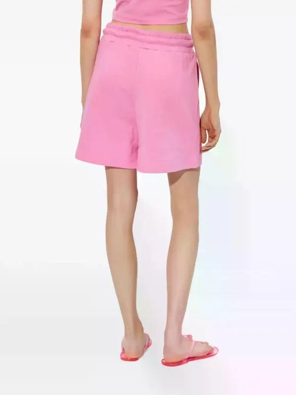 Versace Drawstring Logo Shorts - Pink