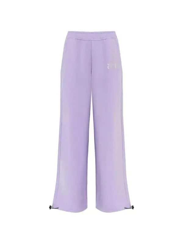 Versace Logo Drawstring Trousers - Purple