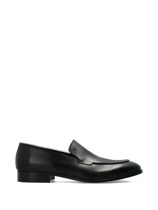 FABI Leather Loafers - Black