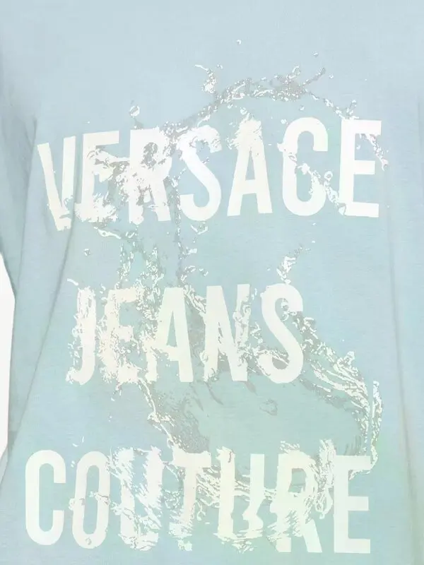 Versace Print T-shirt - Blue