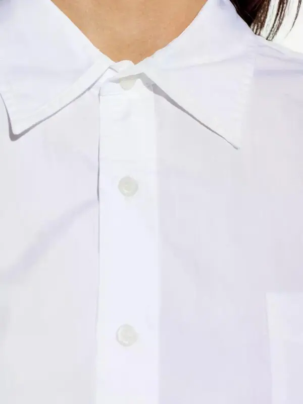 R13 Cropped Button-down Shirt
