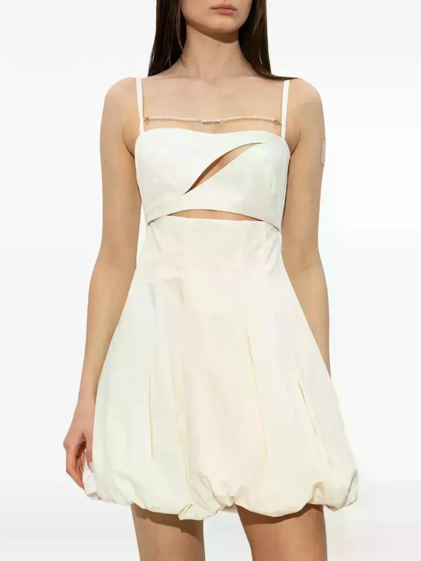 Versace Mini Dress With Pearl Detail