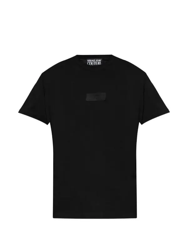 Versace Logo-patch T-shirt - Black