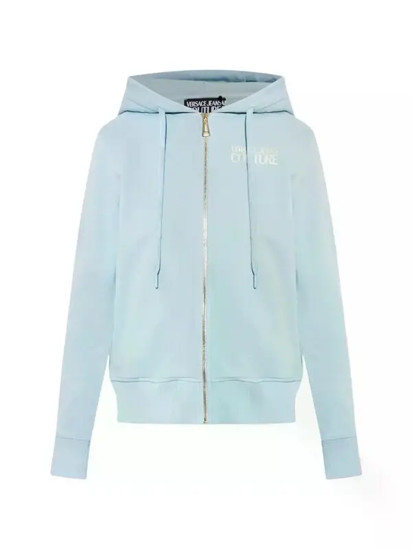 Versace Zip-up Sweatshirt - Blue