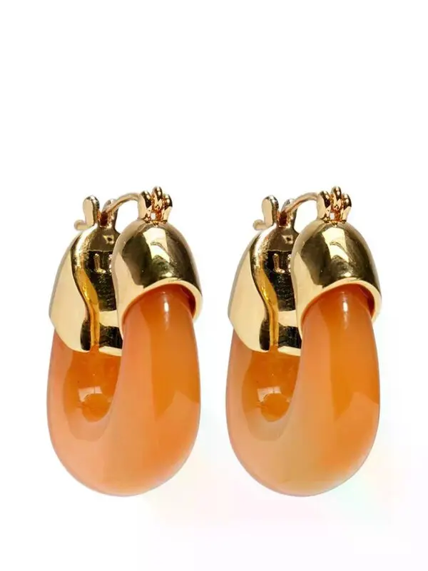 LIZZIE FORTUNATO Organic Hoop Earrings - Gold