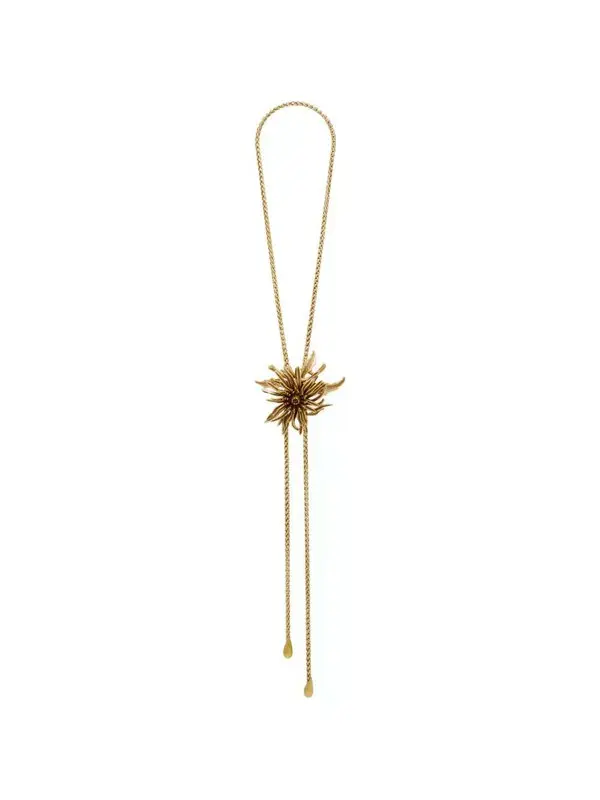 Cult Gaia Octavia Bolo Necklace - Gold