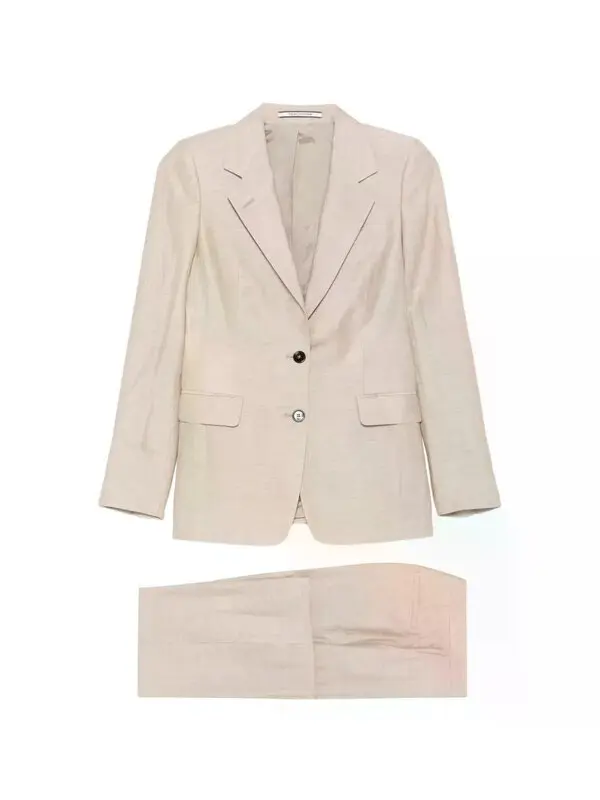 Tagliatore Parigi Notched-lapel Suit - Neutrals