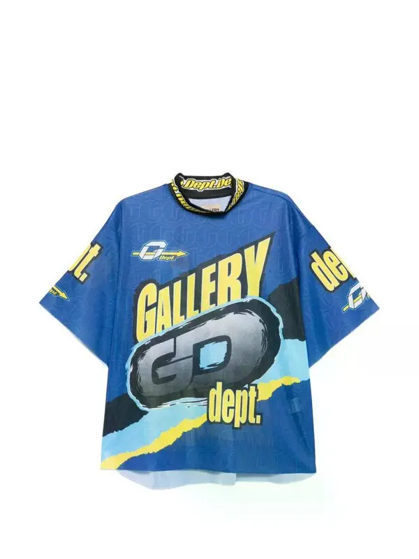GALLERY DEPT. Graphic-print Crew-neck T-shirt - Blue