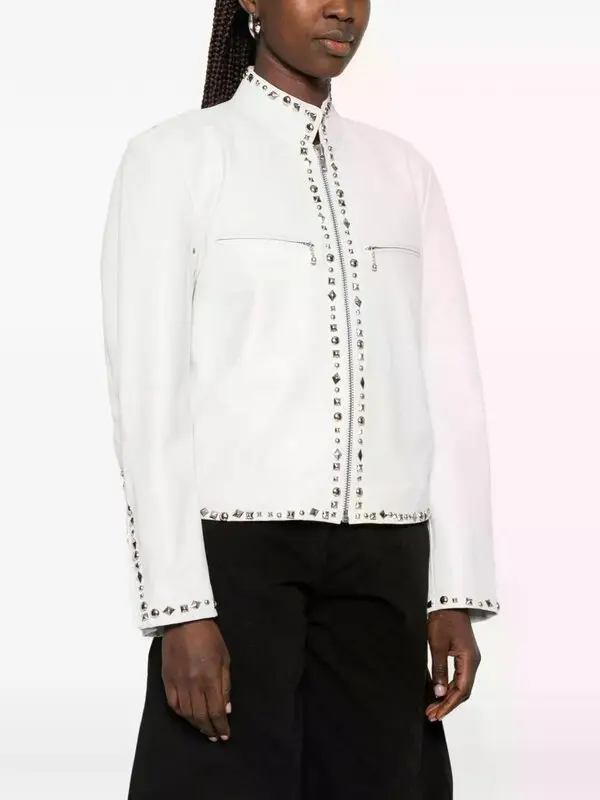 R13 Studded Cafe Racer Jacket
