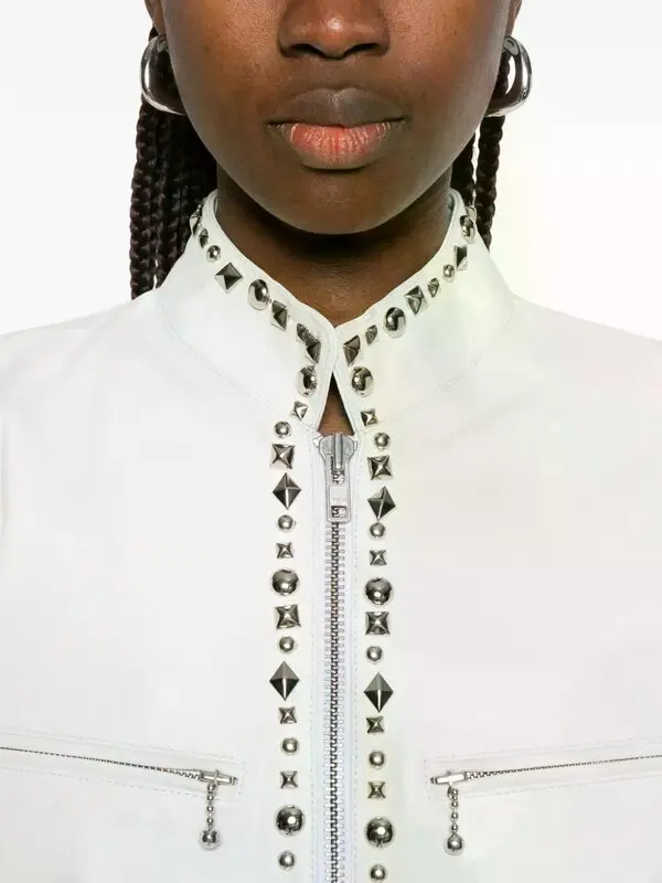 R13 Studded Cafe Racer Jacket