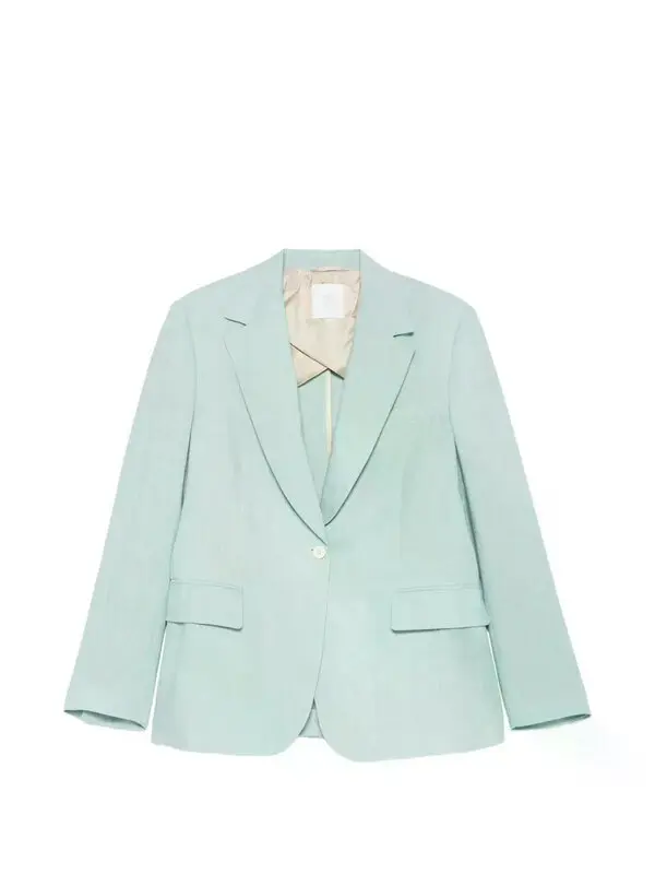 Eleventy Flap-pocket Blazer - Green
