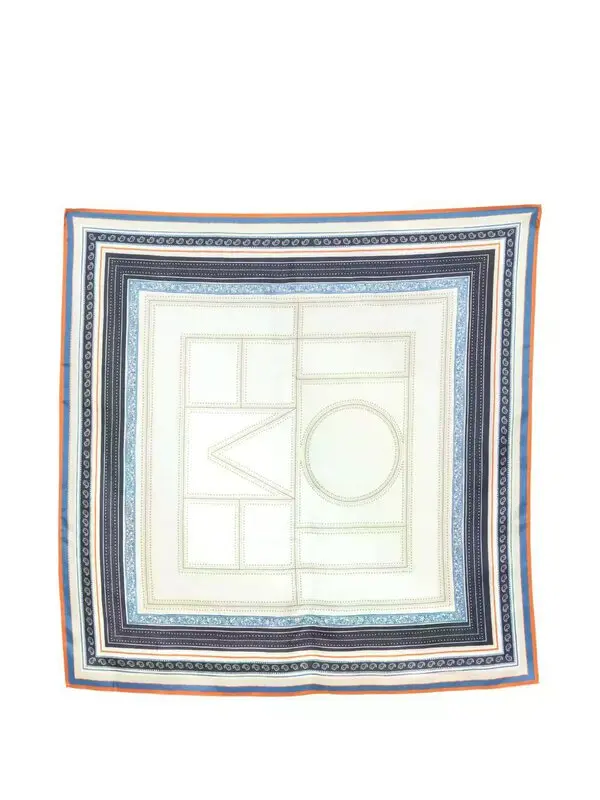 TOTEME Geometric-print Scarf - Neutrals